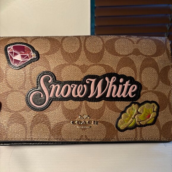 Coach | Bags | Authentic Coach X Disney Snow White Canvas Leather ...